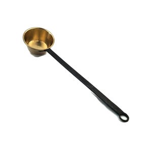 Vintage Brass Ladle, Handmade Large French Jam Preserve Ladle With Iron ...