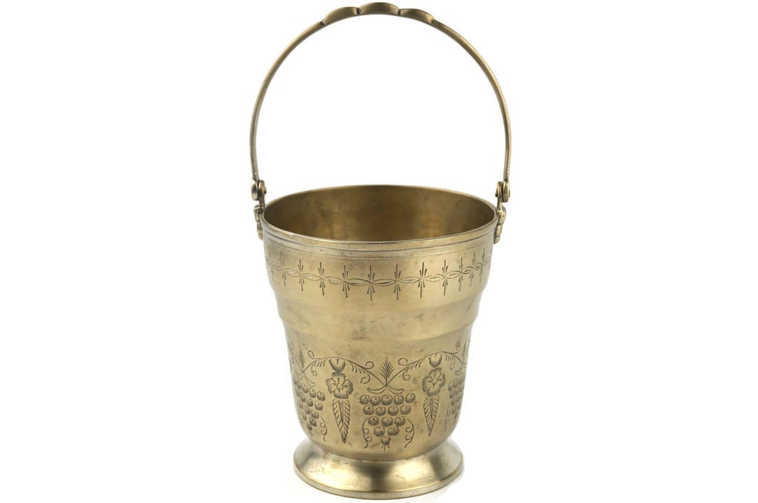 Silver Plated Ice Bucket EPNS, Silver Ice Bowl, Vintage Silver Barware ...