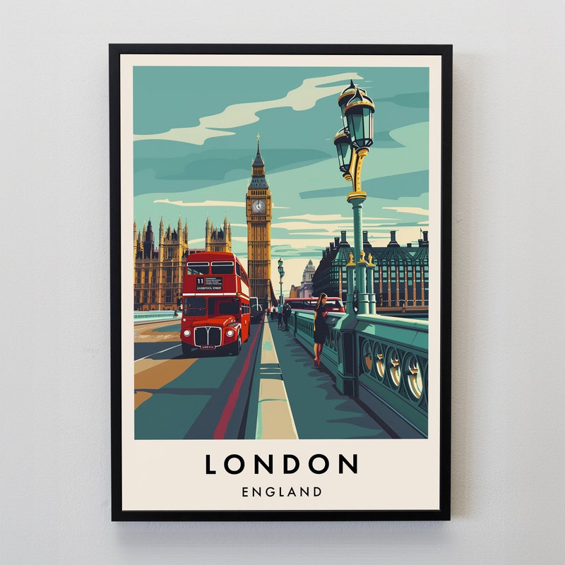 London Poster - Etsy UK