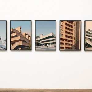 National Theatre, Architecture Poster, Retro Poster, Mid Century Modern ...
