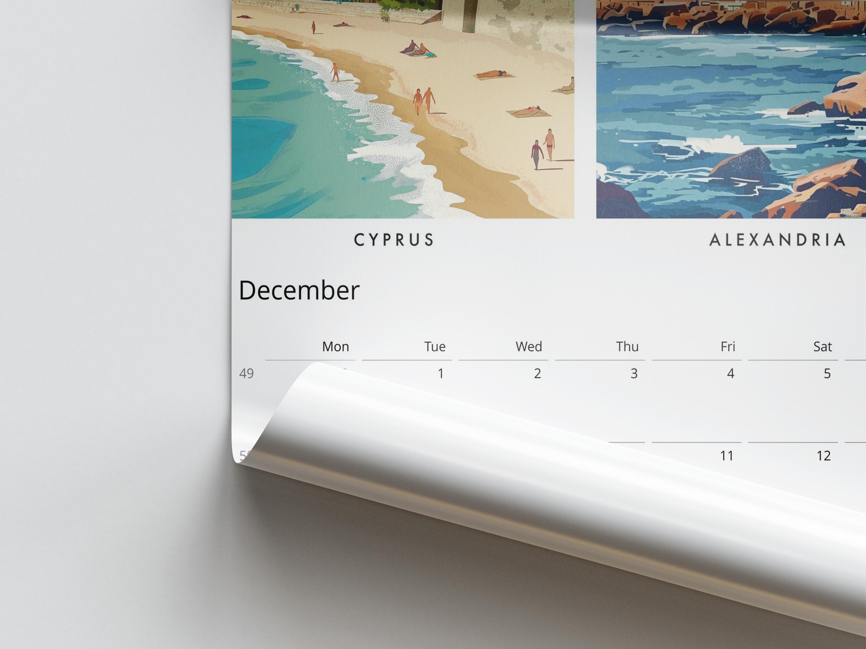 2026 Wall Calendar: Mediterranean Coast, 2026 Travel Wall Calendar ...