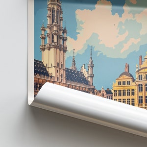 Brussels Travel Print, Wall Art Brussels, Brussels Print, Brussels ...