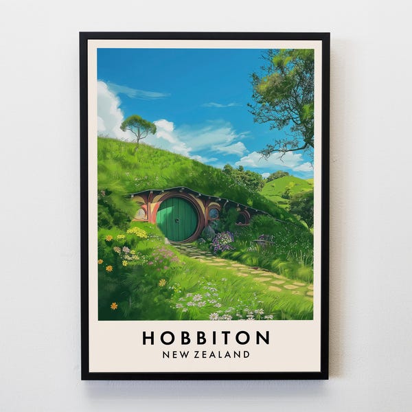 Hobbiton Print - Etsy UK
