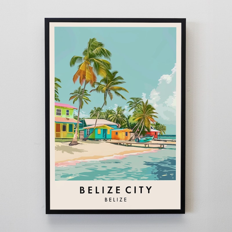 Belize Poster - Etsy