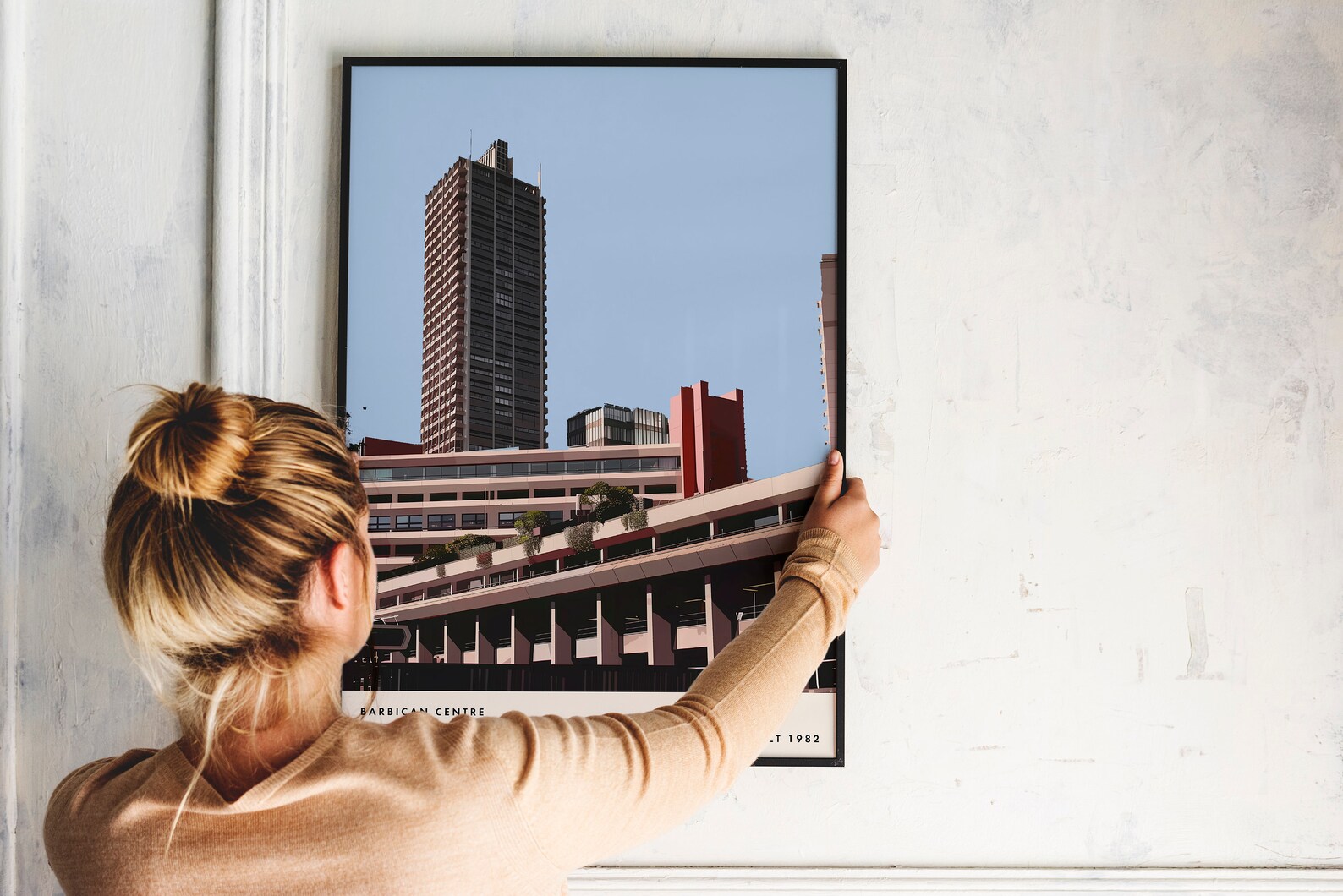 Barbican Centre London, Architecture Poster, Retro Poster, Mid Century ...