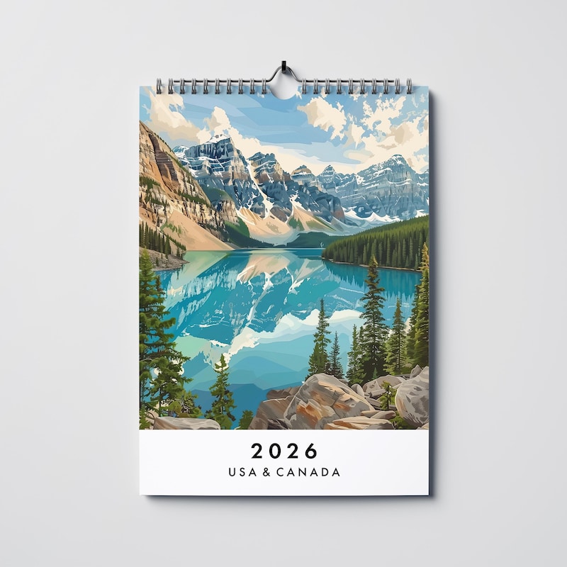 Large Calendar Canada - Etsy
