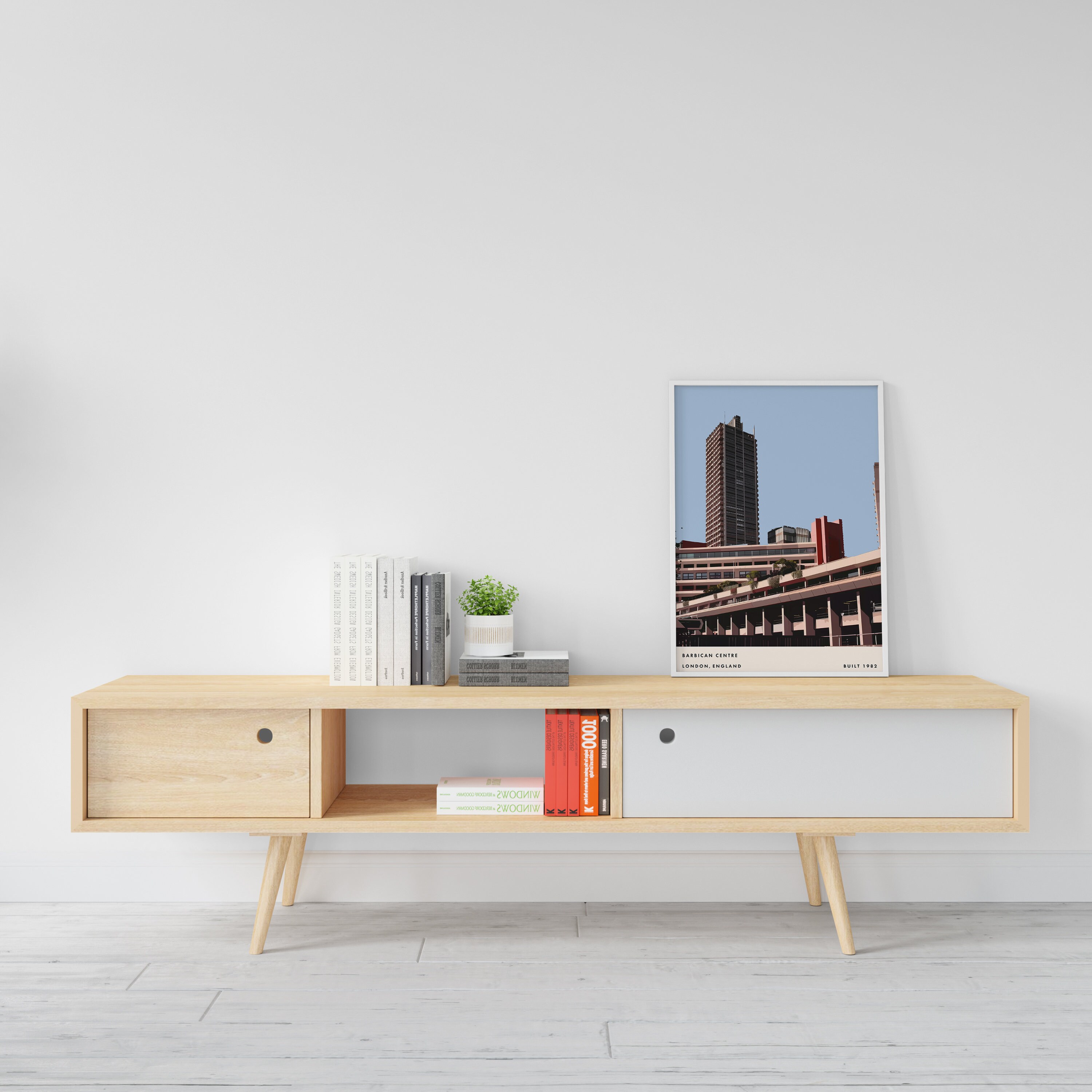 Barbican Centre London, Architecture Poster, Retro Poster, Mid Century ...