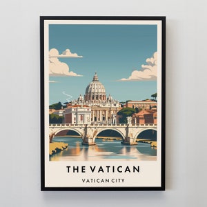 Vatican City Travel Print, Wall Art Vatican, Vatican City Print, the ...