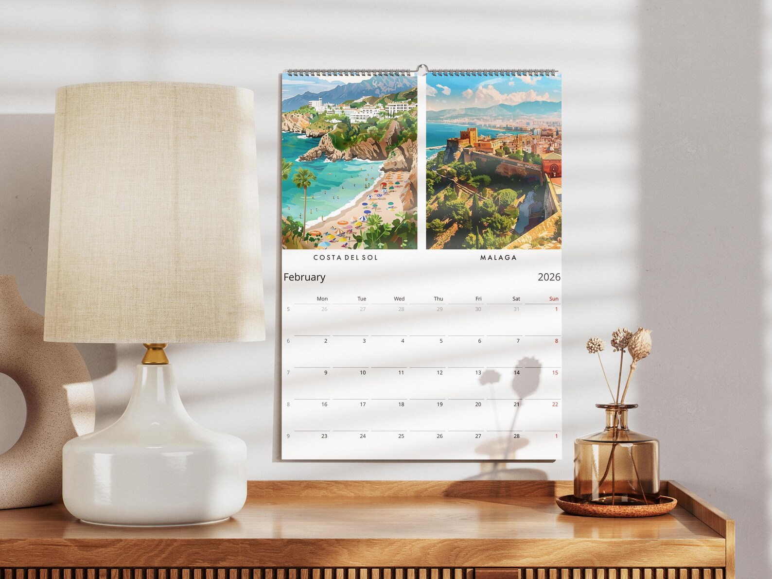 2026 Wall Calendar: Mediterranean Coast, 2026 Travel Wall Calendar ...
