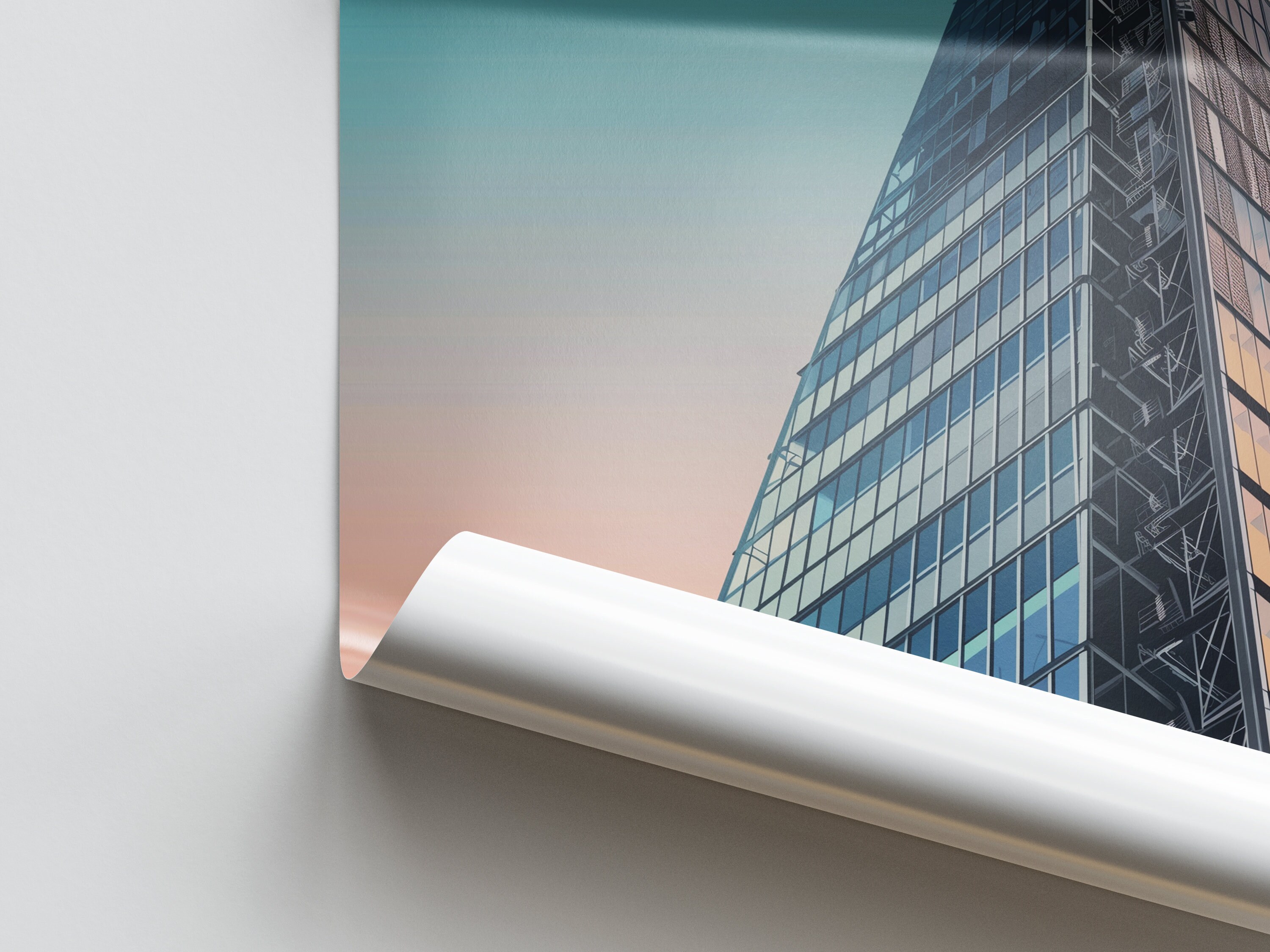 Leadenhall Building, Architecture Poster, Retro Poster, Mid Century ...