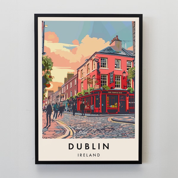 Dublin Poster - Etsy UK