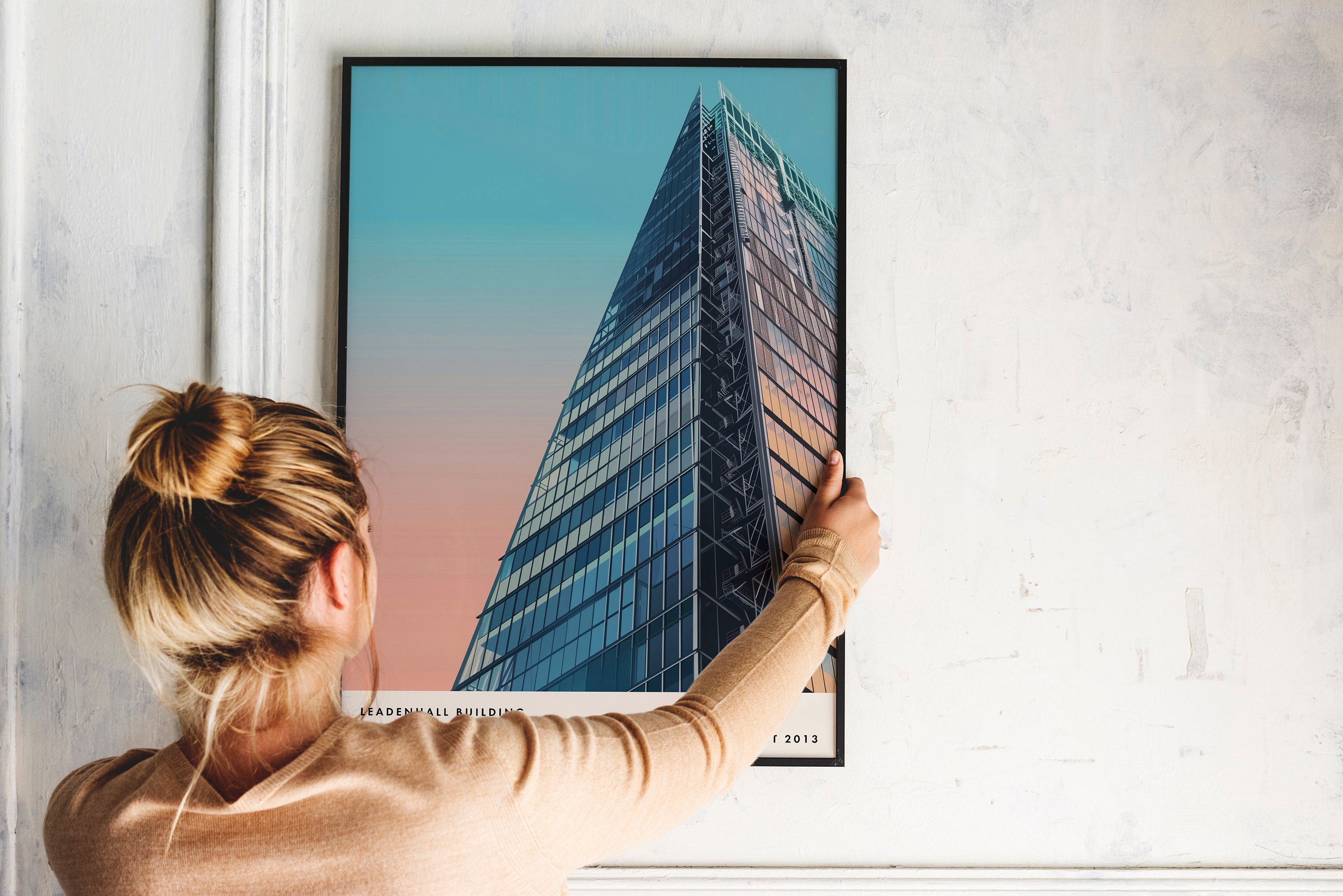 Leadenhall Building, Architecture Poster, Retro Poster, Mid Century ...