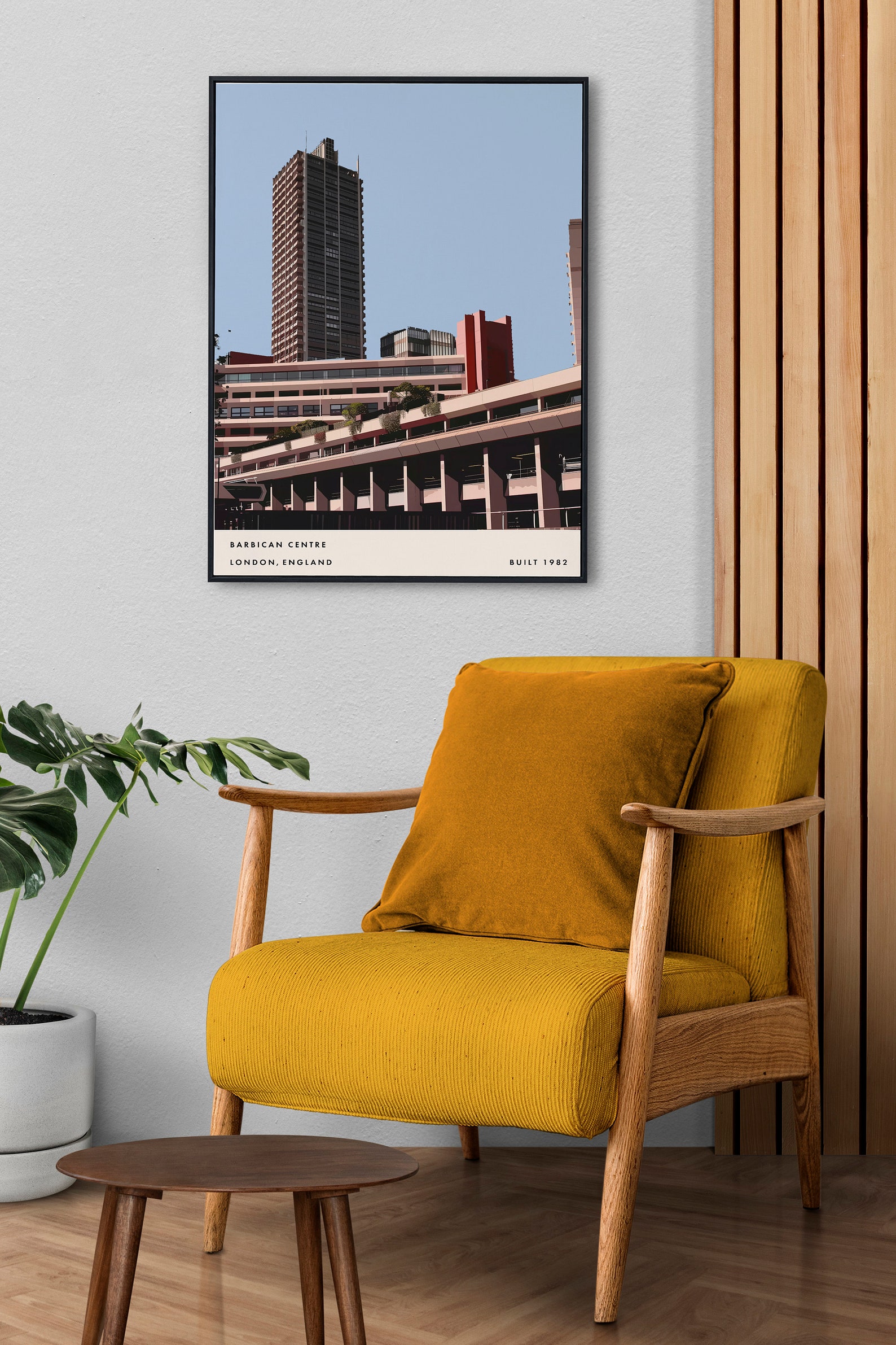 Barbican Centre London, Architecture Poster, Retro Poster, Mid Century ...