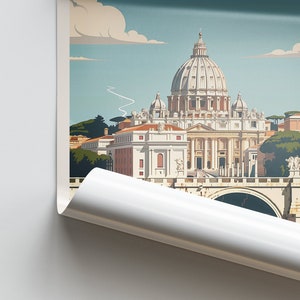 Vatican City Travel Print, Wall Art Vatican, Vatican City Print, the ...