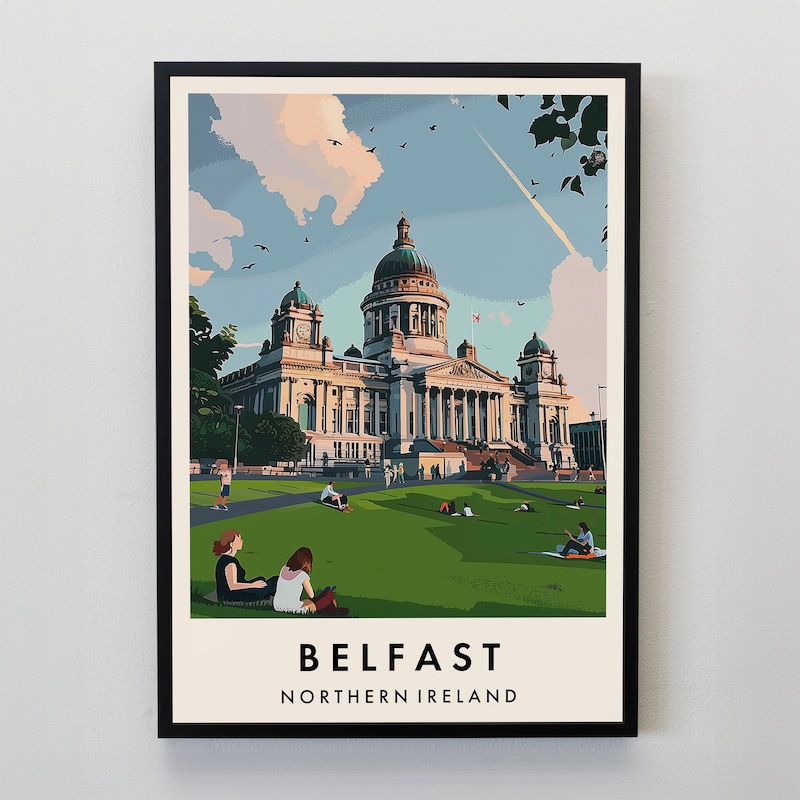 Belfast Poster - Etsy UK
