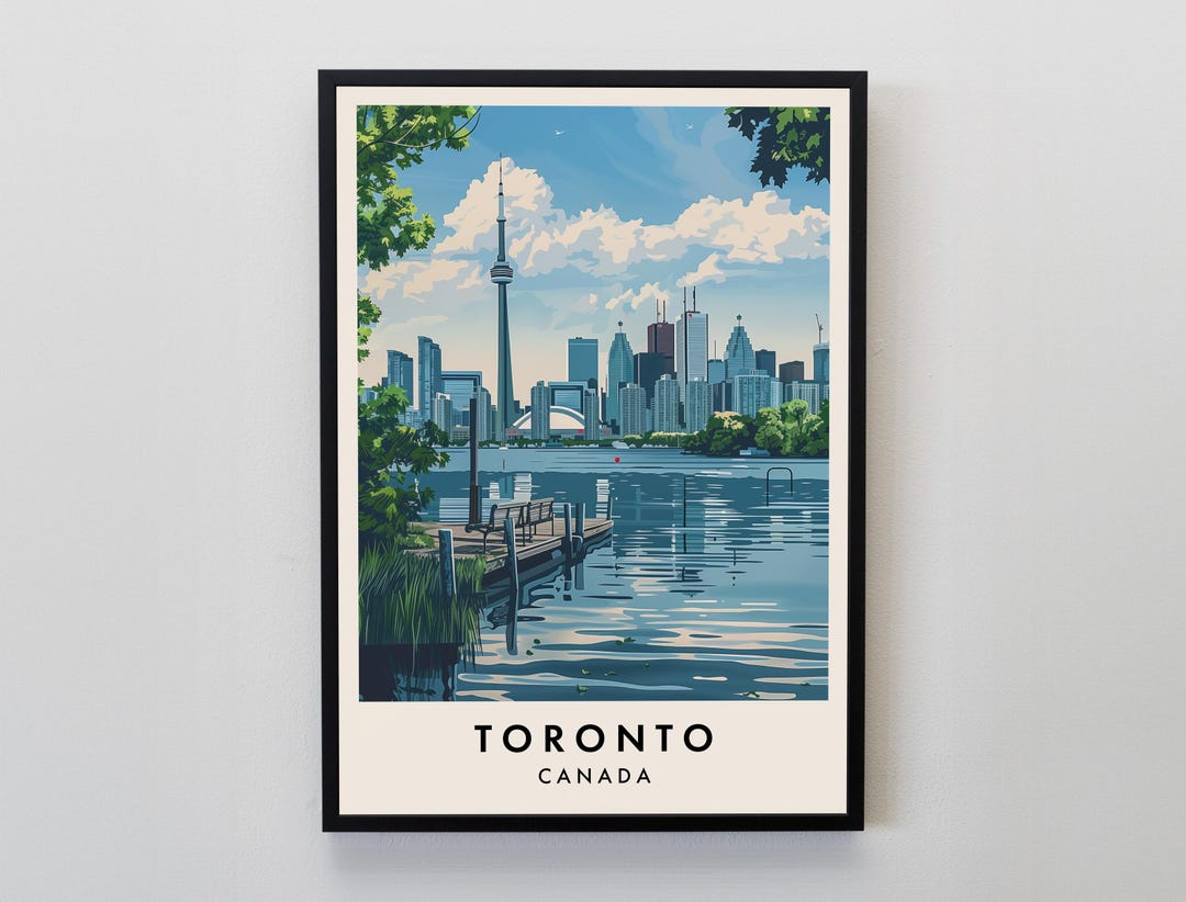 Toronto Travel Print, Wall Art Toronto, Toronto Print, Toronto Poster ...