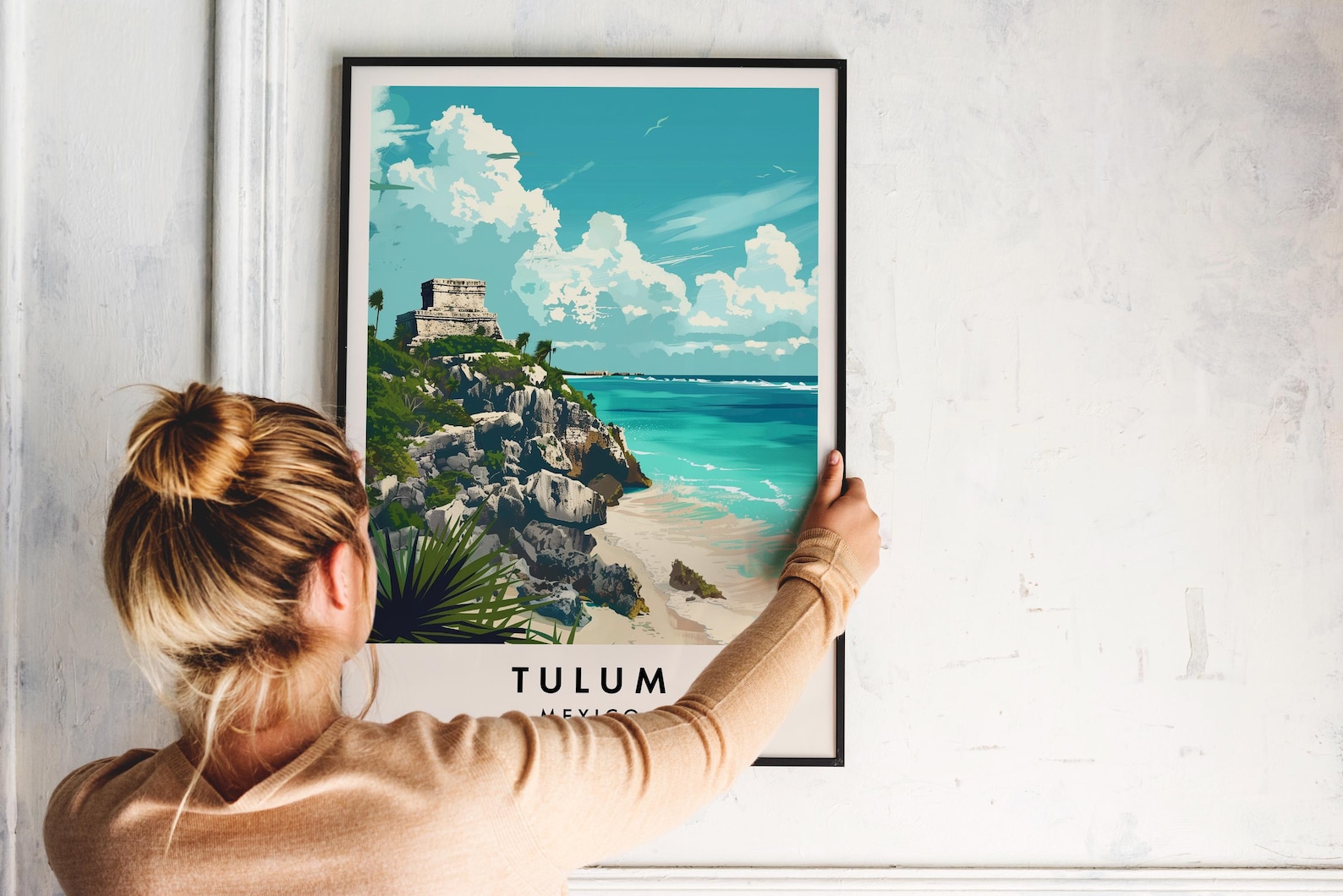 Tulum Travel Print, Wall Art Tulum, Tulum Print, Tulum Poster, Mexico ...