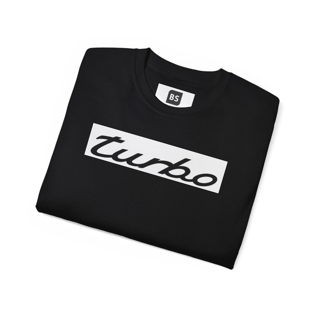 Turbo Script Car Enthusiast Tee | Garage Automotive Silhouette - Etsy