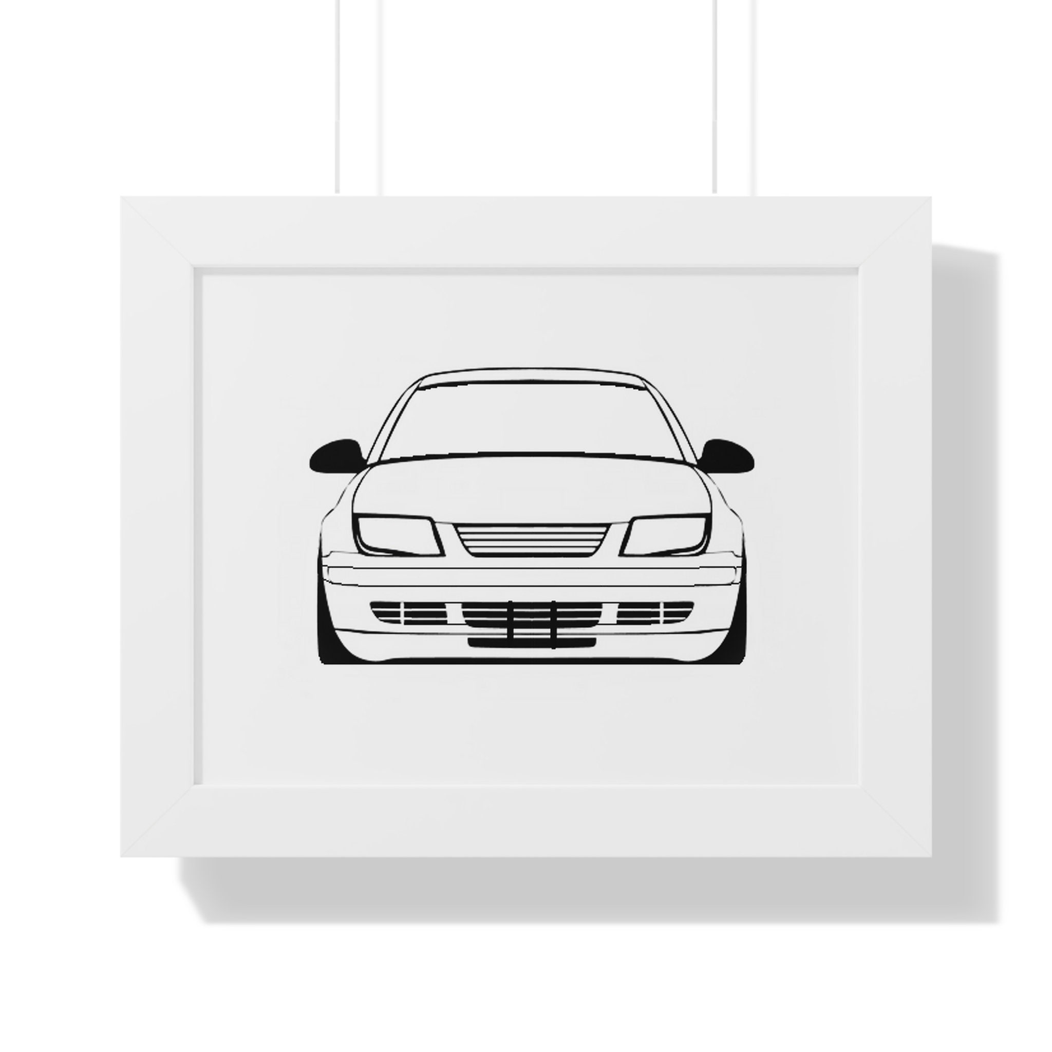 Jetta (mk4) Silhouette Wall Art - Etsy