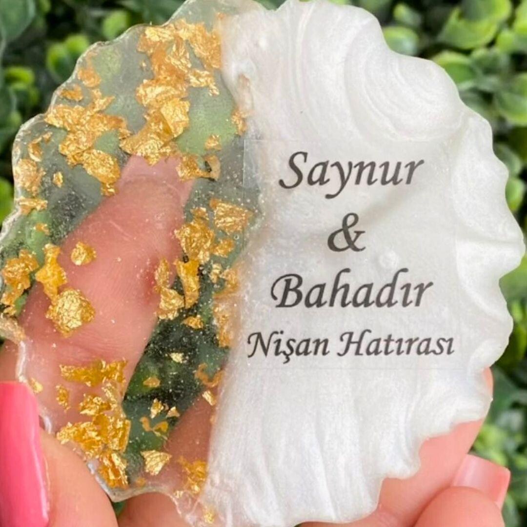 Resin Favors Wedding, Guest Gift Wedding, Resin Epoxy Magnets Favors ...