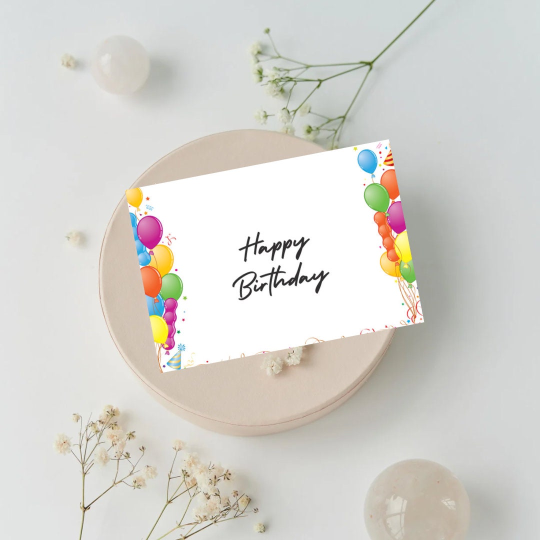 Printable | Downloadable Card | Digital Instant Download | Happy ...