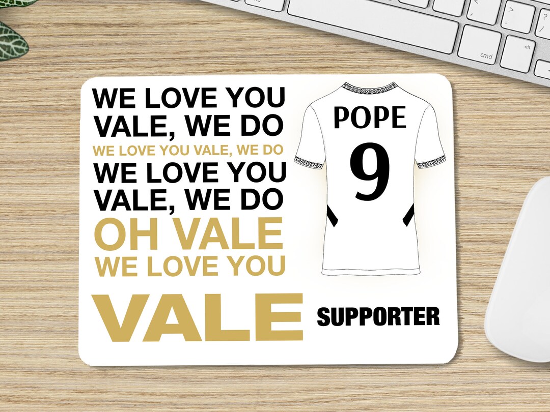 Personalised Port Vale Style Mouse Mat, Football FC Mouse Pad ...