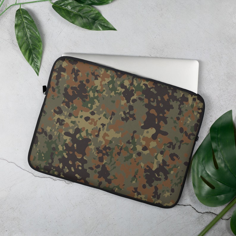 Flecktarn Camo German Army Camouflage Mimetic Tactical Laptop Sleeve - Etsy