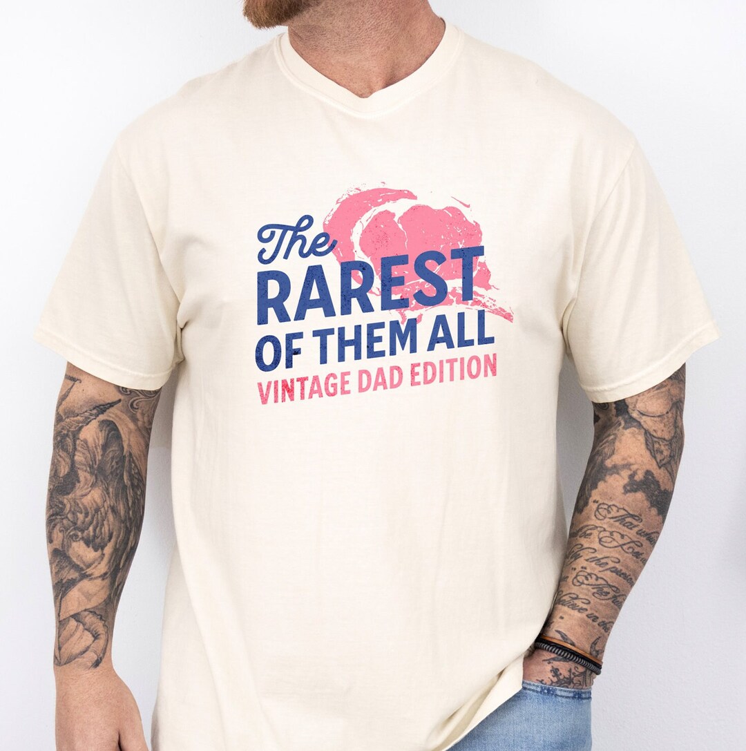 The Rarest Dad Mens Tshirt, Fathers Day, Gift, Comfort Colors, Birthday ...
