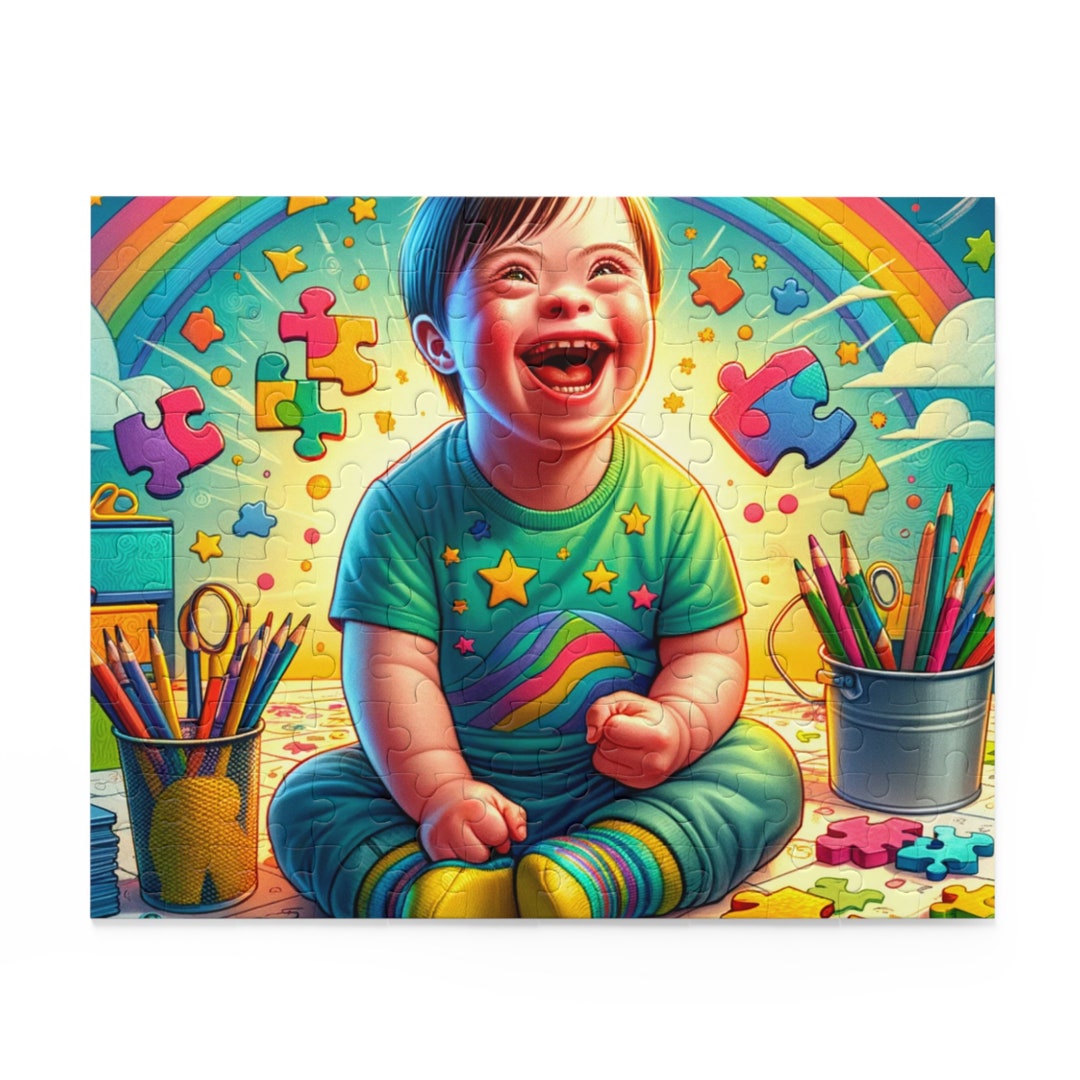 500 Pieces Custom Puzzle, Inclusive Puzzles, Diversity Puzzles, Down ...