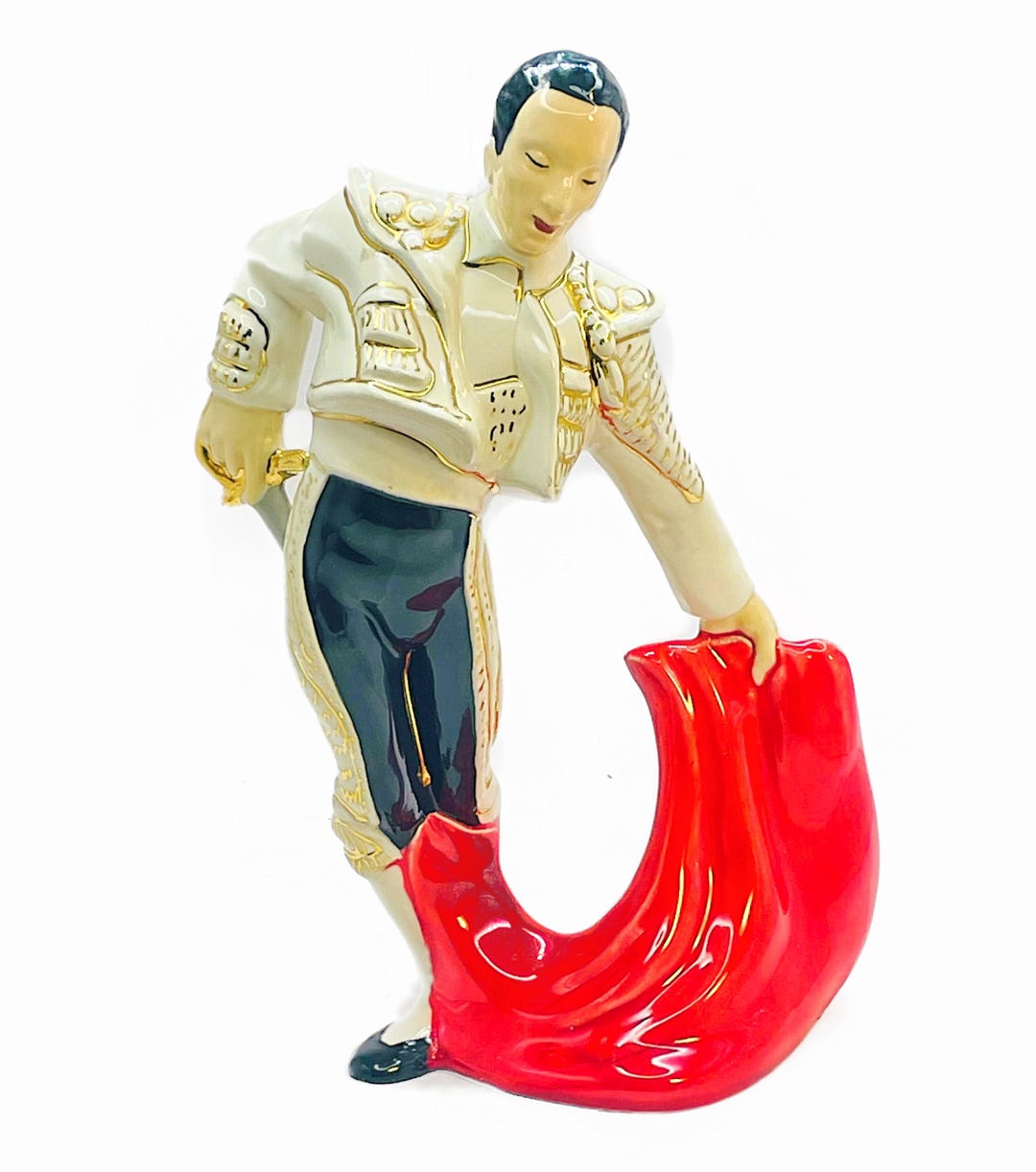 Vintage MCM Studio Art Ceramic Bull Fighter Matador Figurine Statue ...
