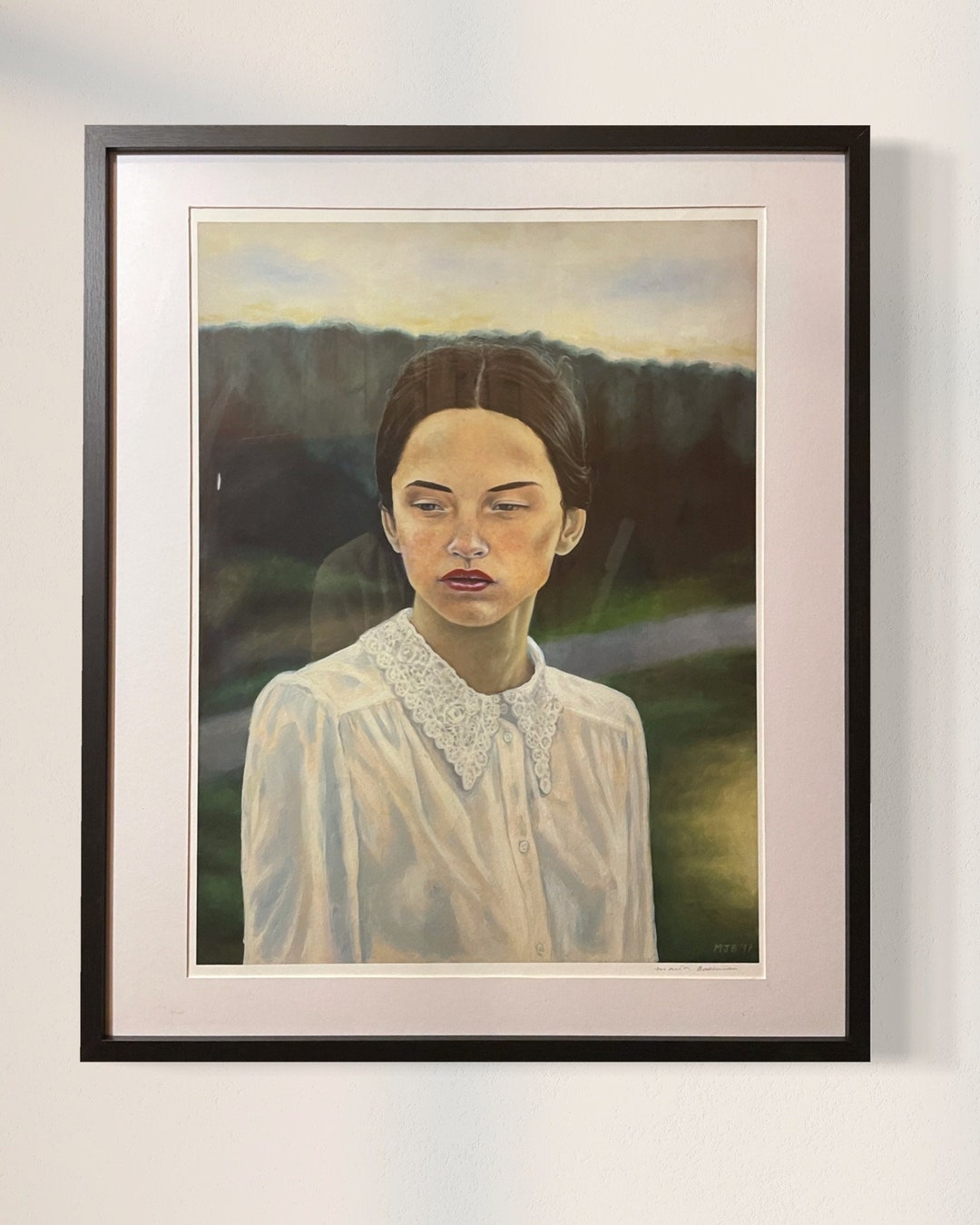 Julia Original Oil Painting Fine Art Print - Etsy