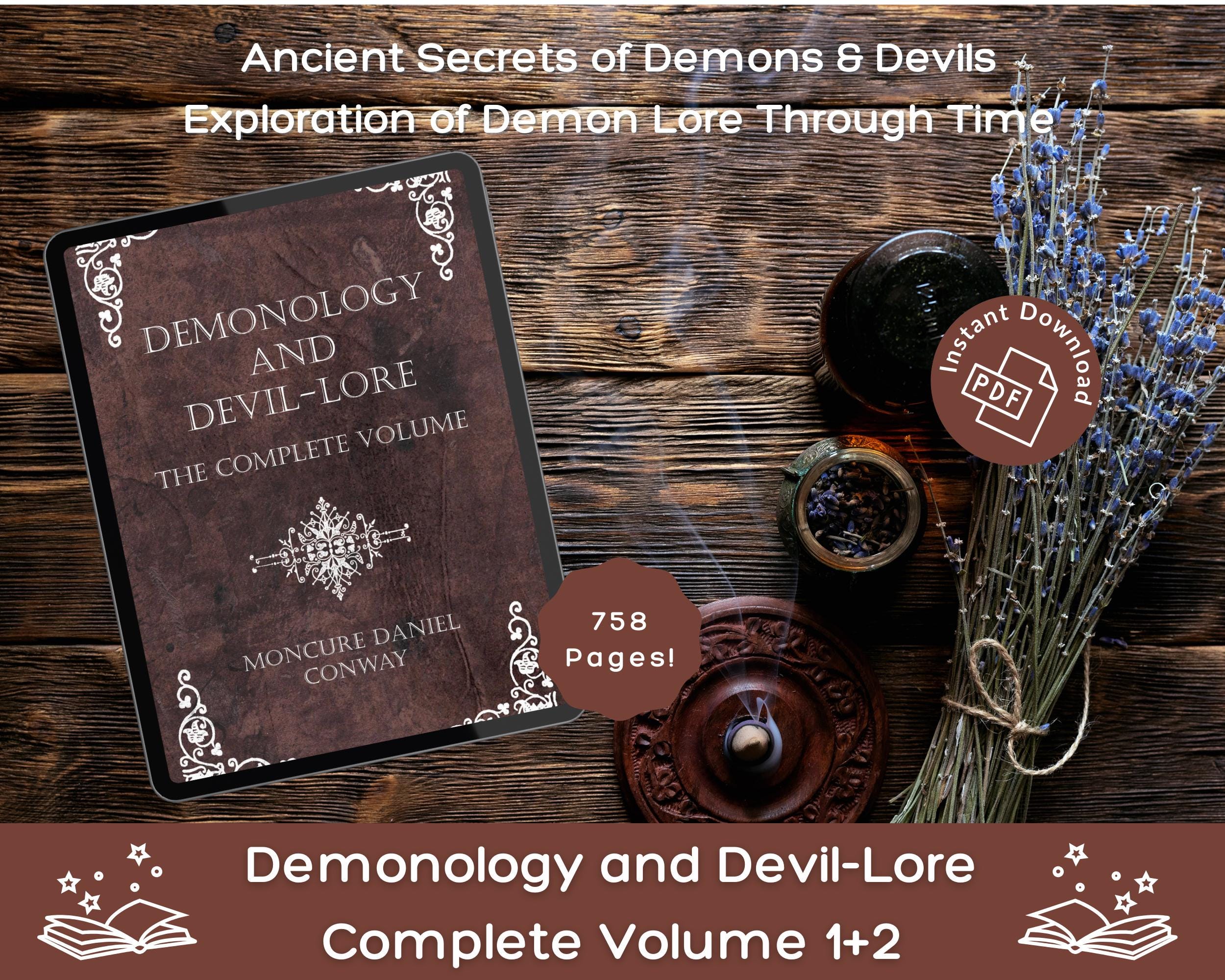 Demonology and Devil Lore Complete Volumes 1 & 2 by Moncure Daniel ...