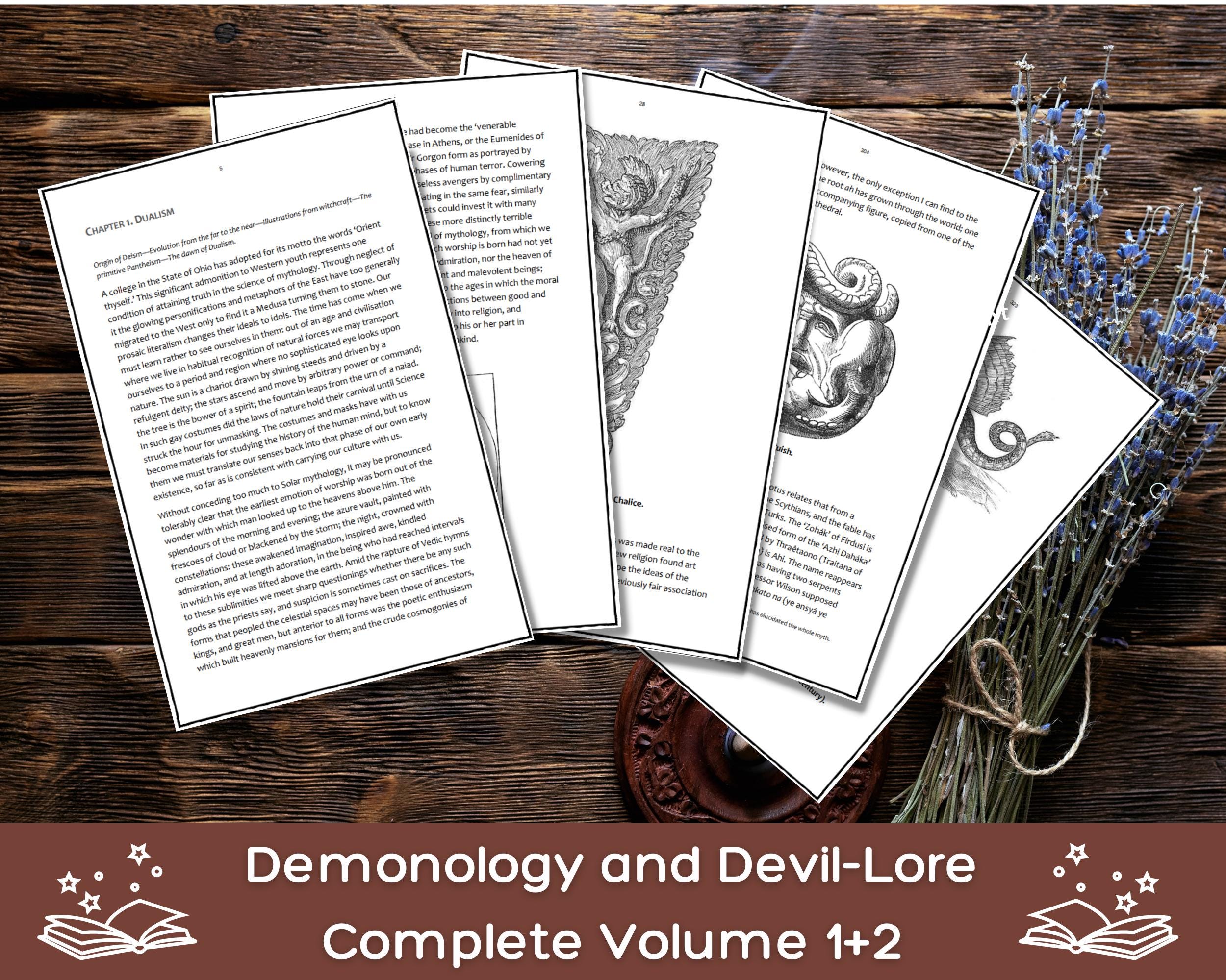 Demonology and Devil Lore Complete Volumes 1 & 2 by Moncure Daniel ...