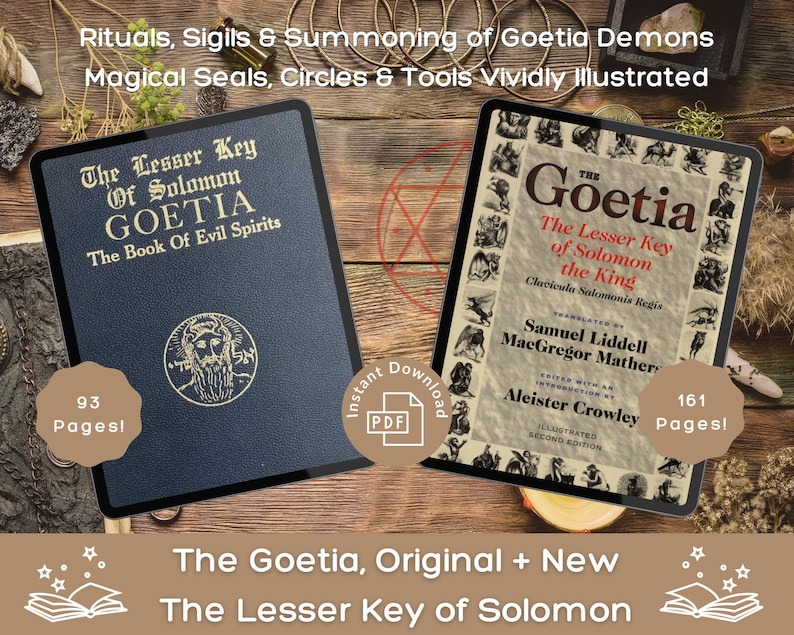 Goetia Lesser Key of Solomon the King Comprehensive Edition Original ...