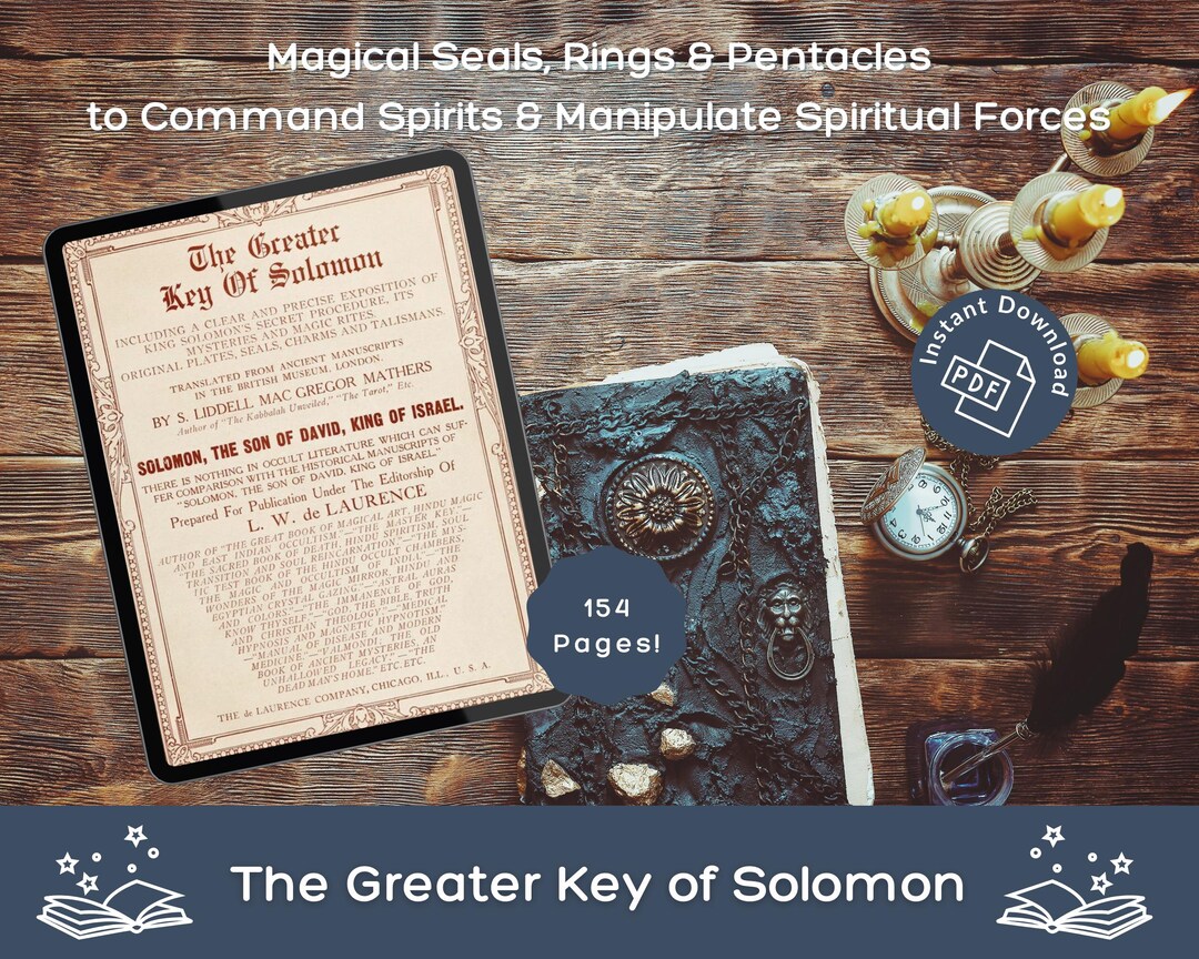 The Greater Key of Solomon by S.L. Macgregor Mathers - Ceremonial Magic Grimoire Ebook - Magical ...