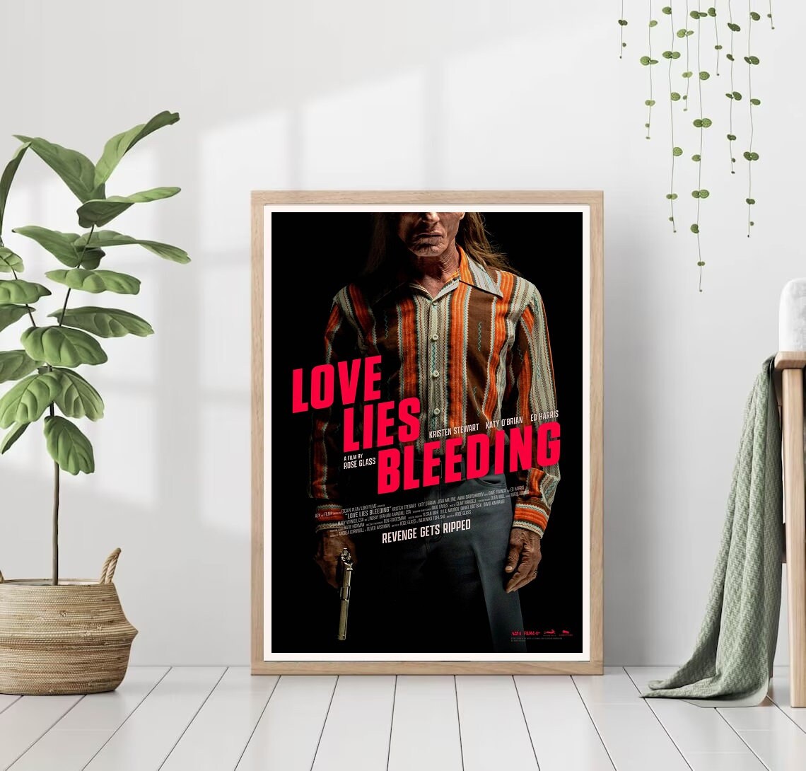 Love Lies Bleeding 2024 Gym Manager Bodybuilder Movie Poster Cover Film ...