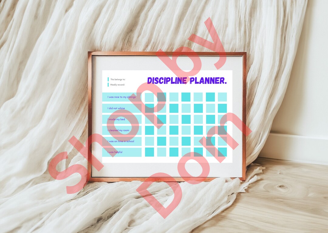 Reward Chart A3 Download and Print. - Etsy
