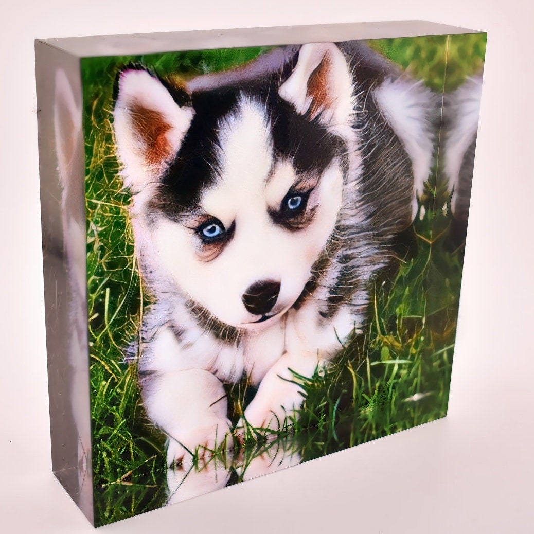 Custom Photo Gift,acrylic Photo Block, Gift for Him,gift for Mom ...