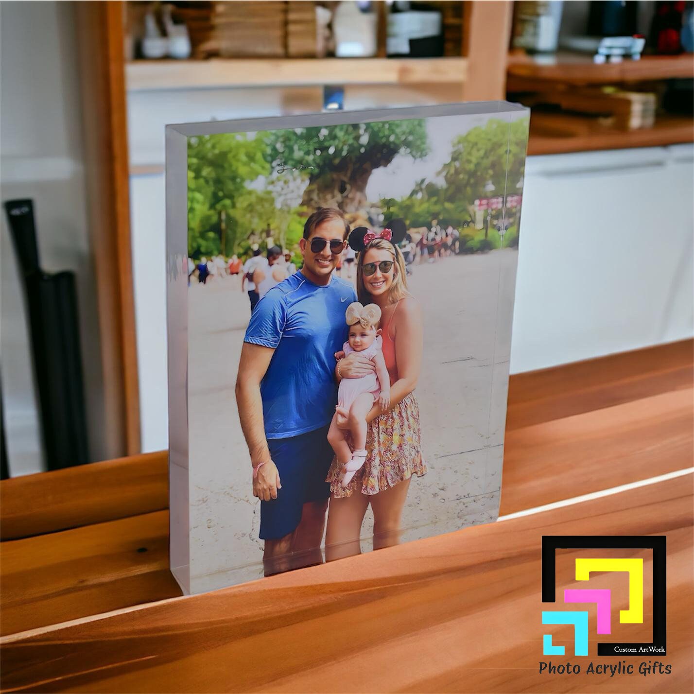 Custom Photo Gift,acrylic Photo Block, Gift for Him,gift for Mom ...