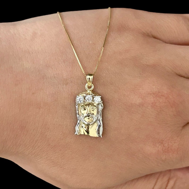 Gold Jesus Chain - Etsy