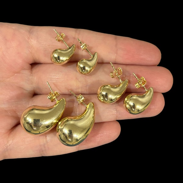 Tear Drop 14k Gold Filled Earrings - Etsy