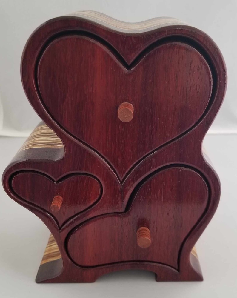 Heart Shaped Bandsaw Box - Etsy