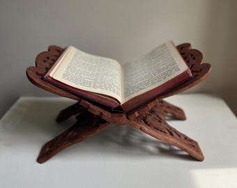 Carved Ornate Wood Bible or Book Stand - Etsy