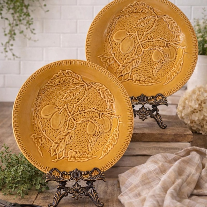 Mustard Dinner Plates - Etsy