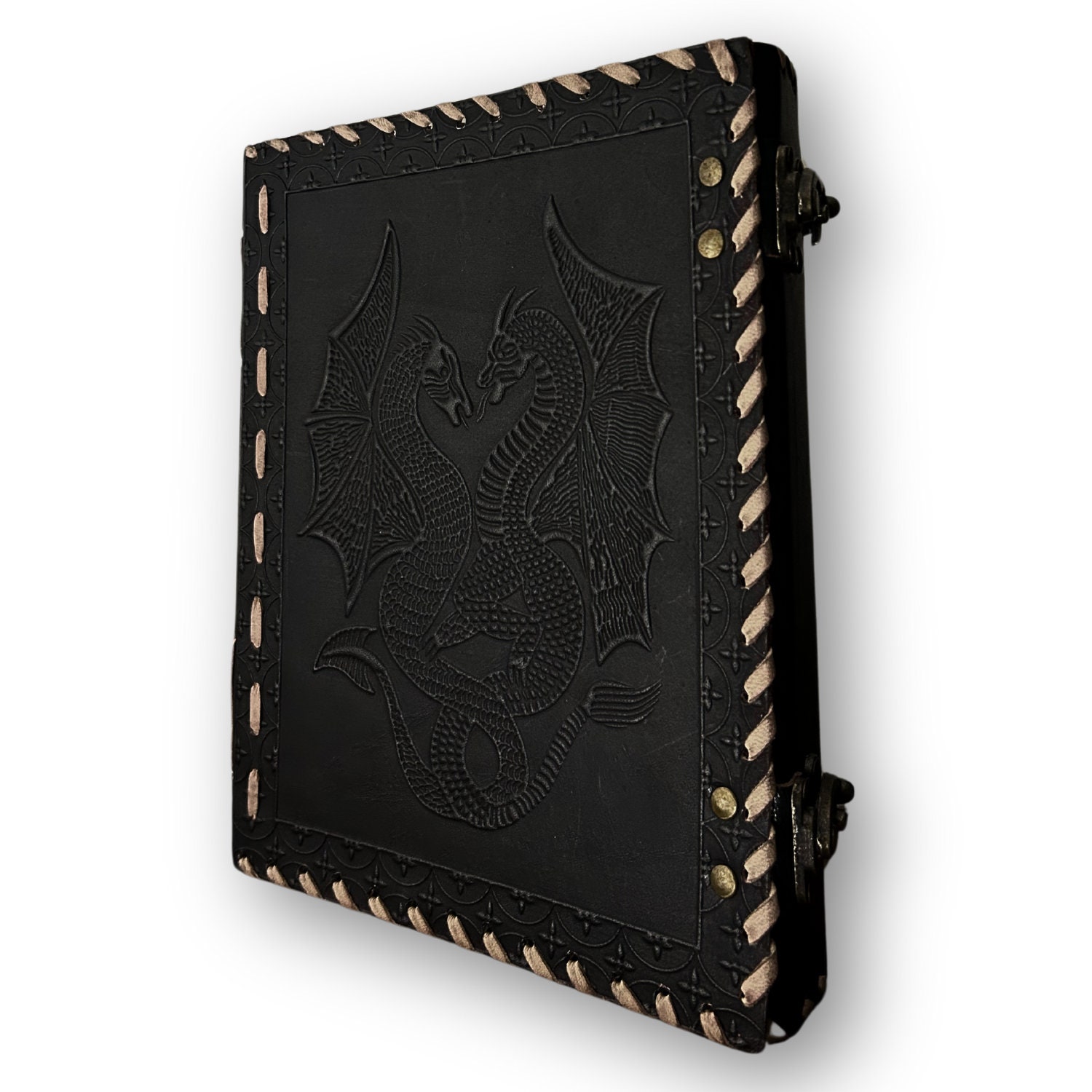 Handmade Artist Journal Lockable Notebook Paintbook Scrapbook Painting ...