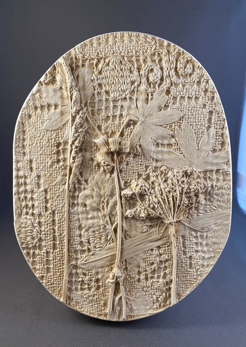 Nature Botanical Plaster Casting Wall Hanging - Etsy