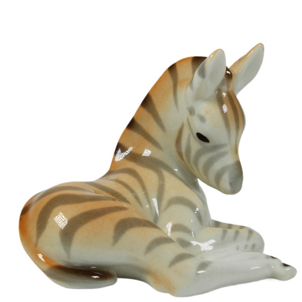 Porcelain Zebra Figurine - Etsy