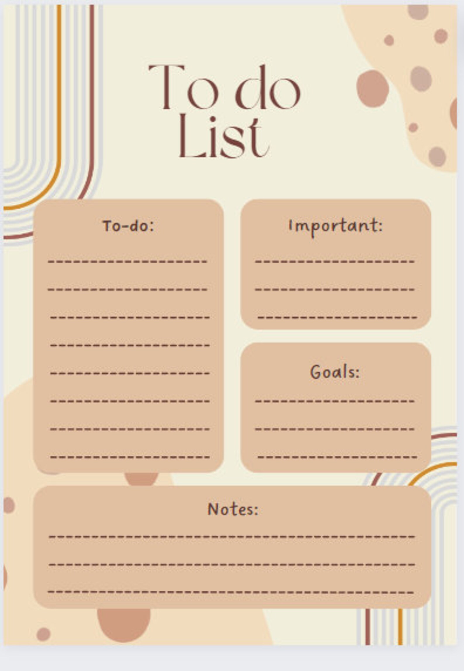 To Do List - Etsy