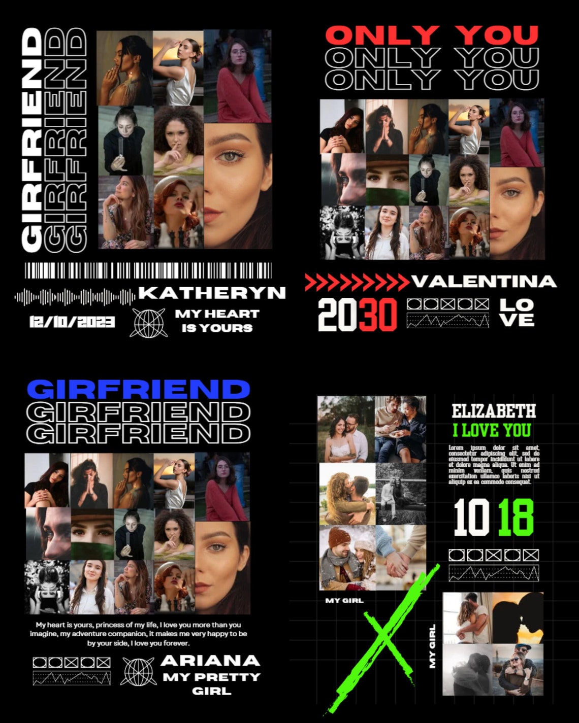 Girlfriend Shirt Template - "only You" Valentines Design, Girlfriend ...