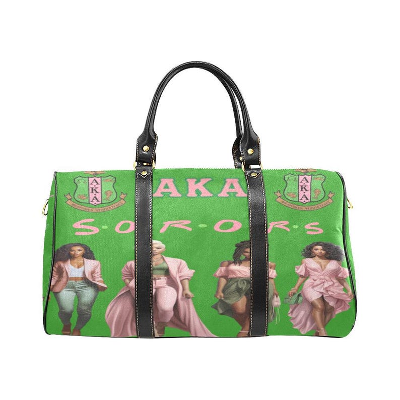 Personalized AKA Sorority Weekender Bag: Custom Travel Luggage - Etsy